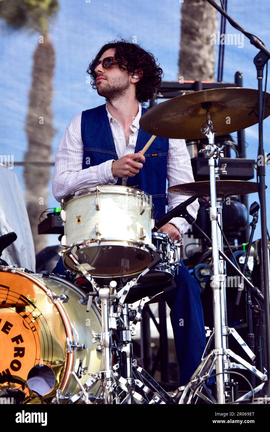 Redondo Beach, California, May 6, 2023 - Drummer for Aly and AJ ...