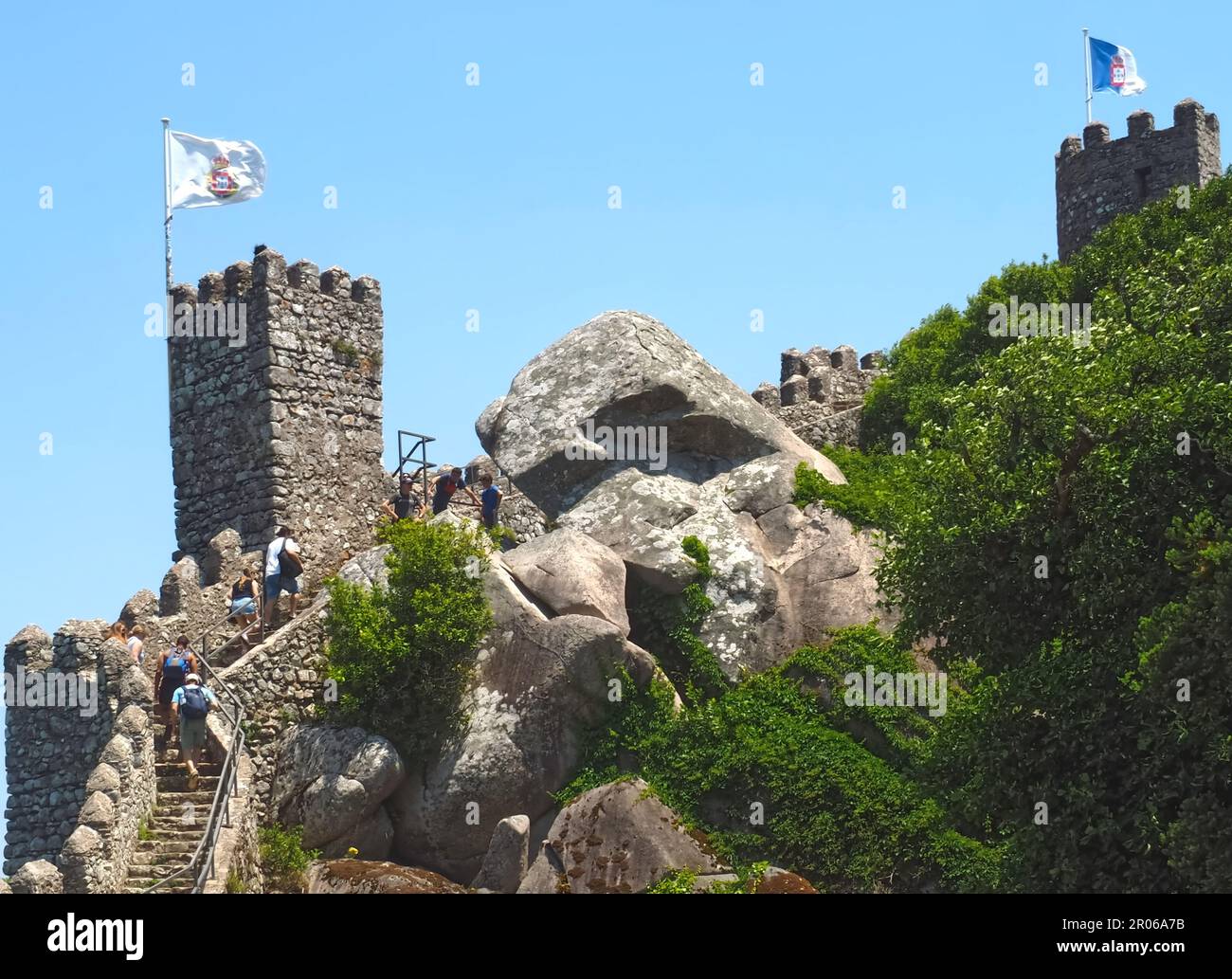 Moorish castle sintra portugal visit hi-res stock photography and ...
