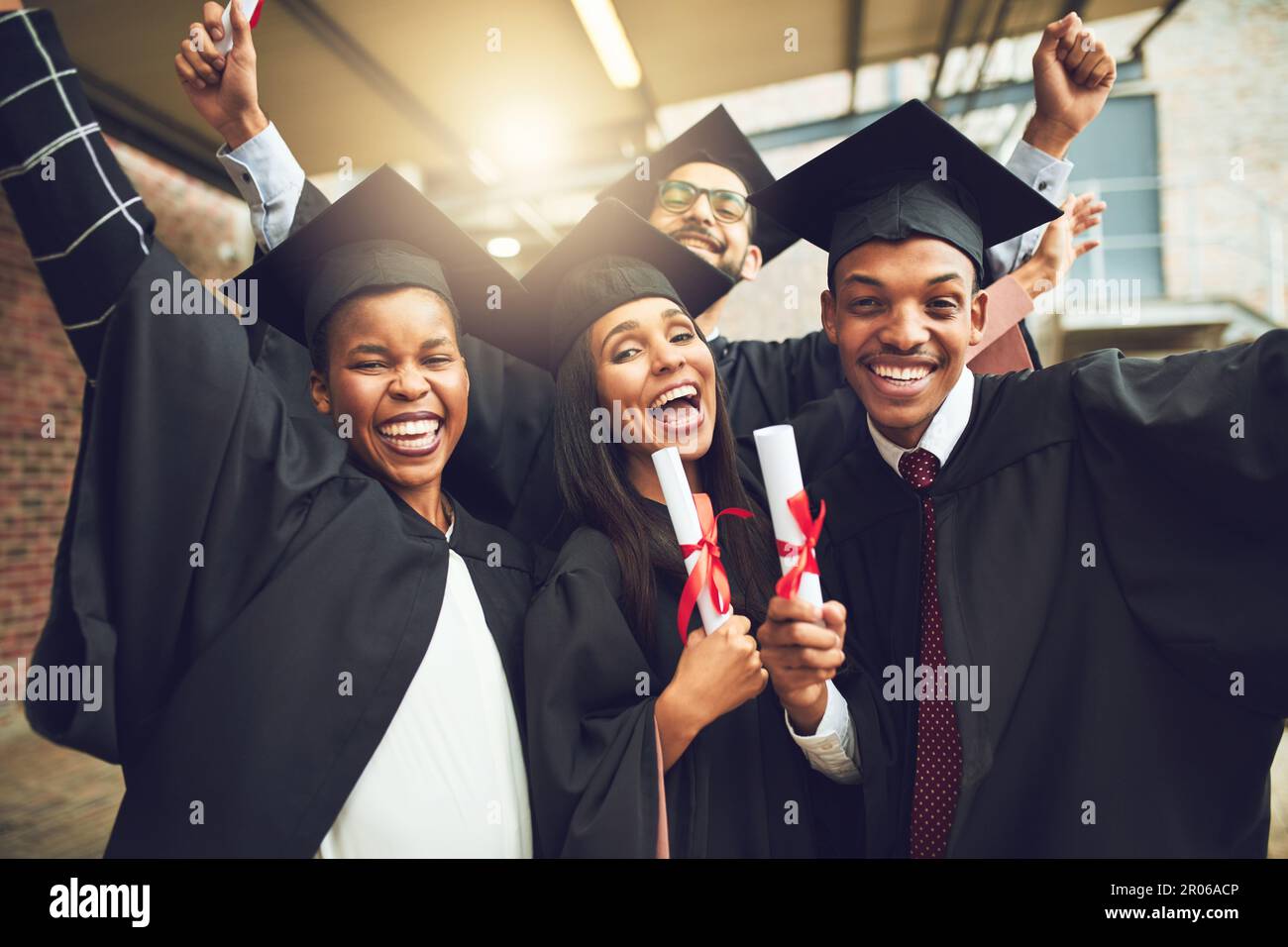 Everything you do now is for your future. a group of fellow students ...