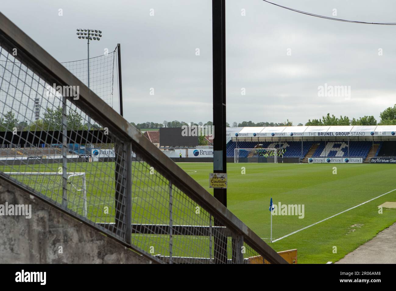 A general view of Memorial Stadium, Bristol Rovers during the Sky Bet ...