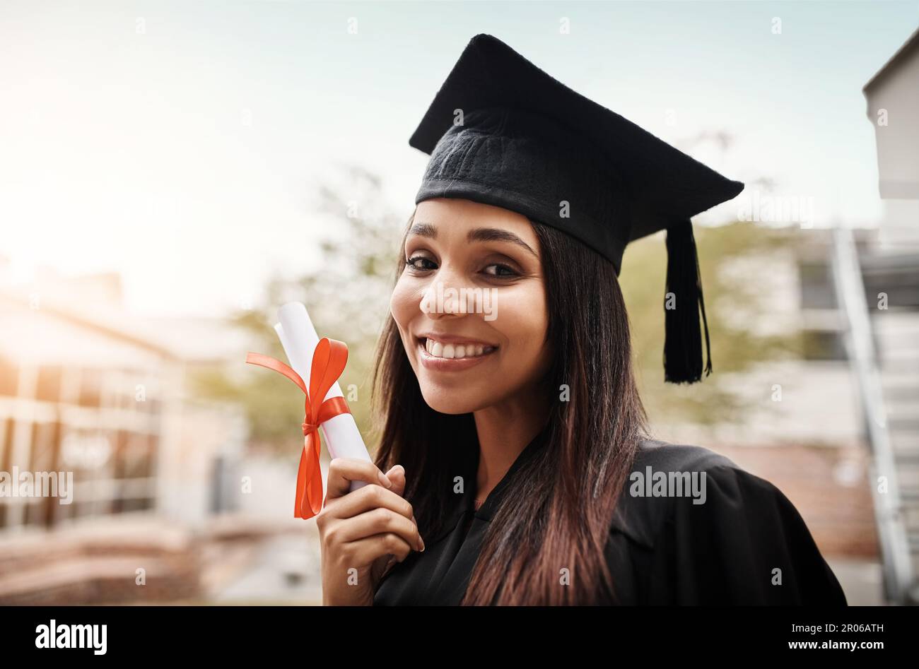 Getting closer to accomplishing her dreams. Portrait of a female ...