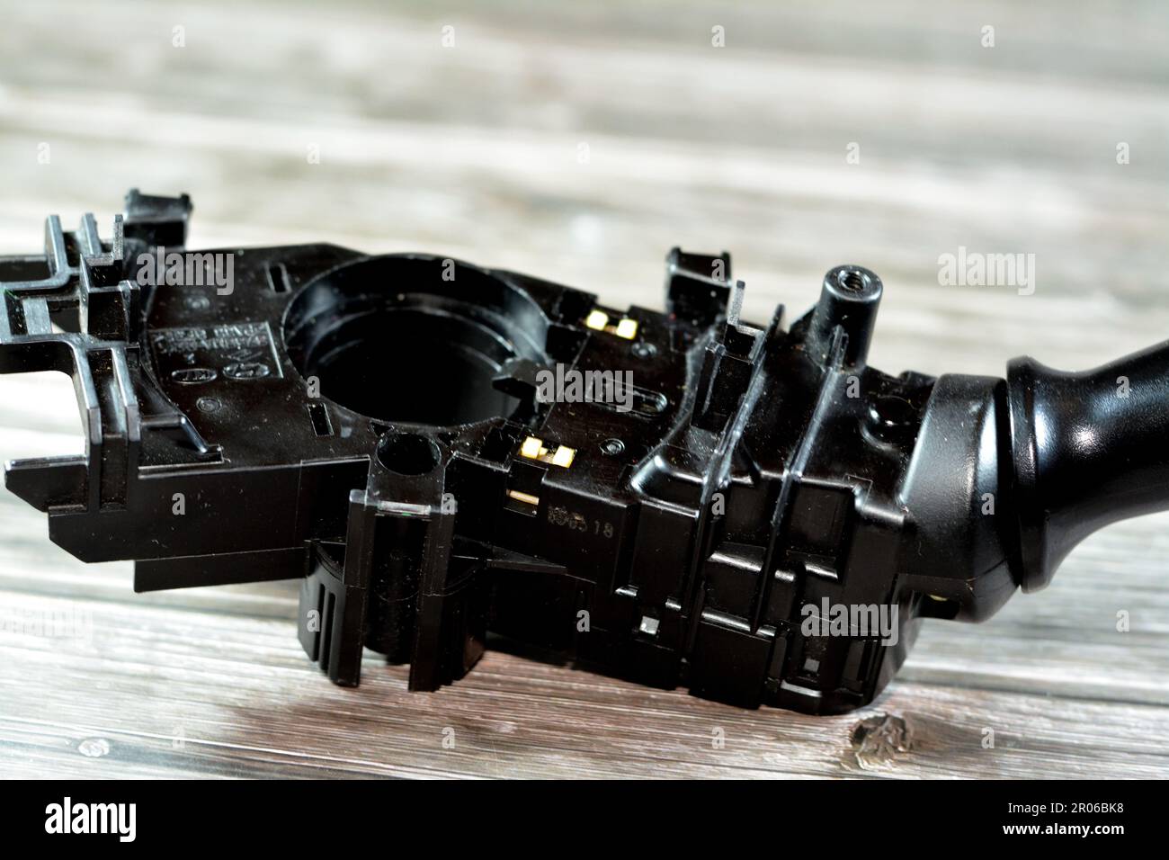 Cairo, Egypt, May 4 2023: car turn signal control system lever switch ...