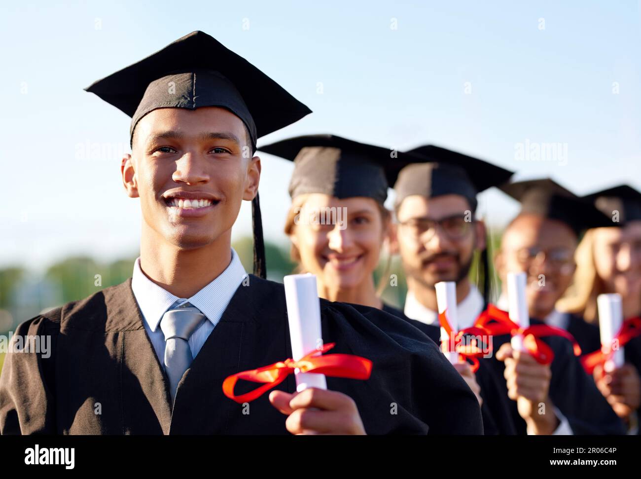 Students Standing In A Line
