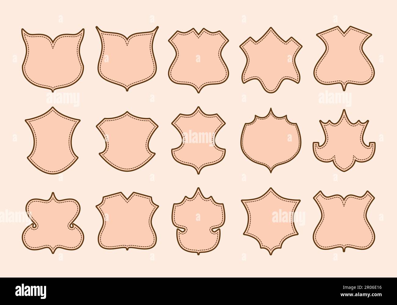 Set of vector curly frames Stock Vector Image & Art - Alamy