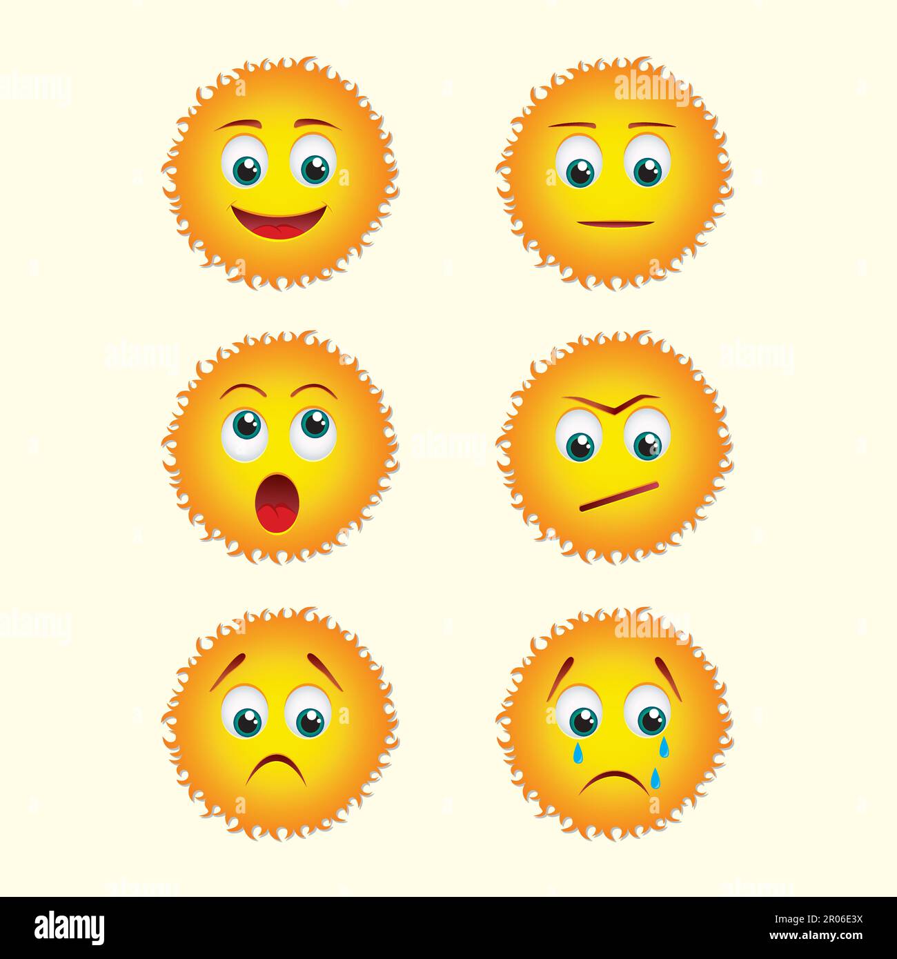 Funny grimace Stock Vector Images - Alamy