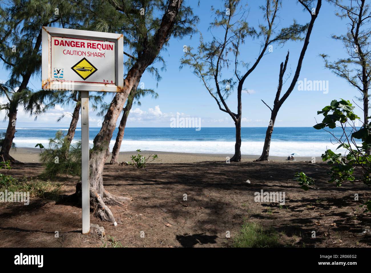 Beach Safety Information at La Réunion Island,La Réunion, France, Shark ...