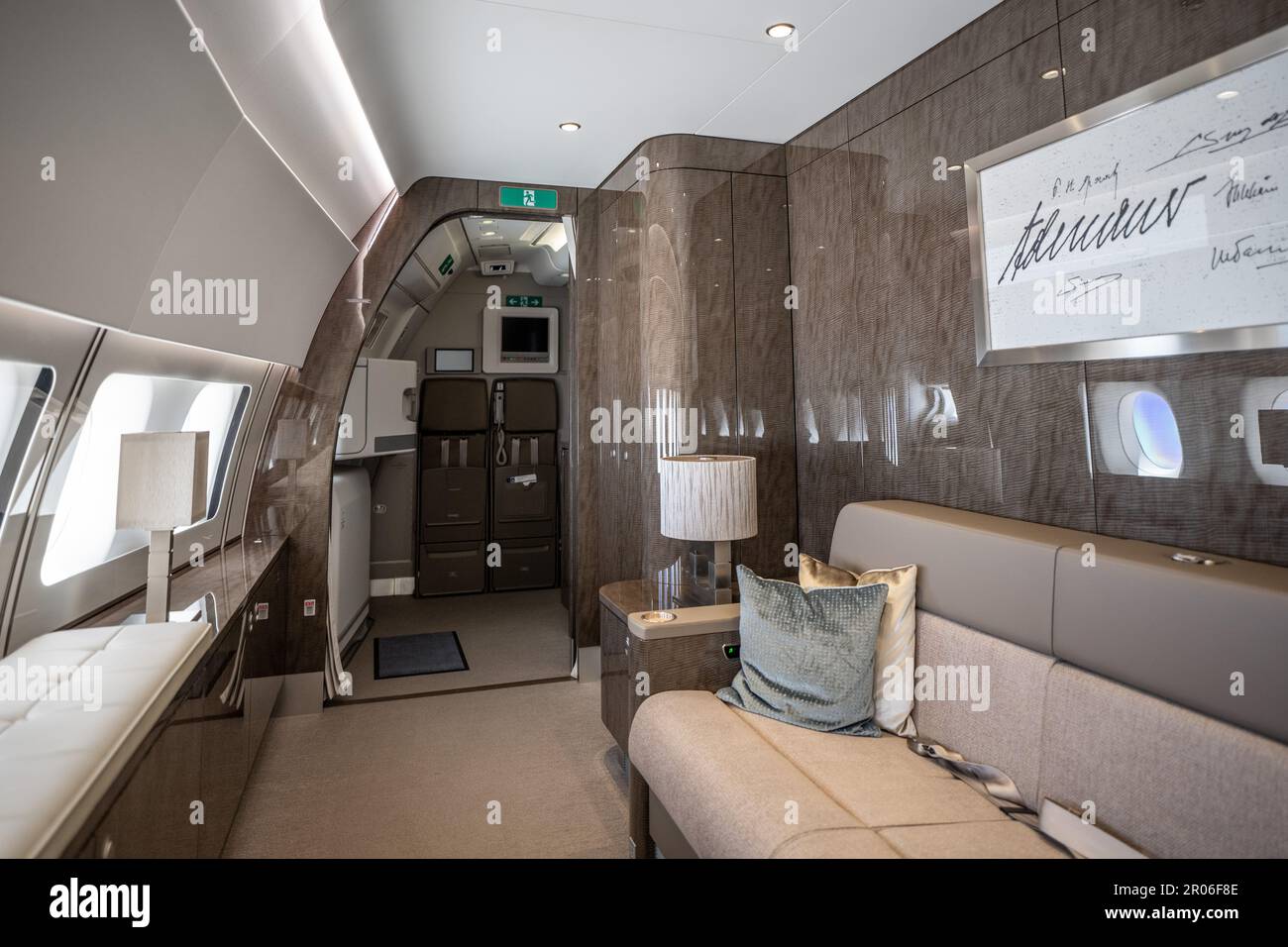 Vip Airbus A350 In Flight