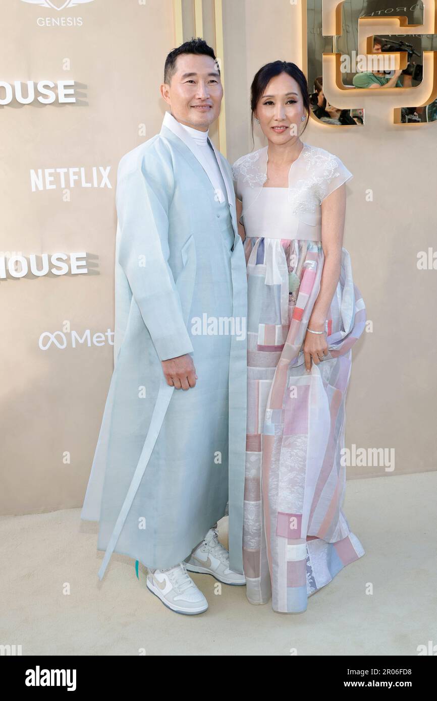 6 May 2023 Los Angeles, California - Daniel Dae Kim, Mia Kim. Gold ...