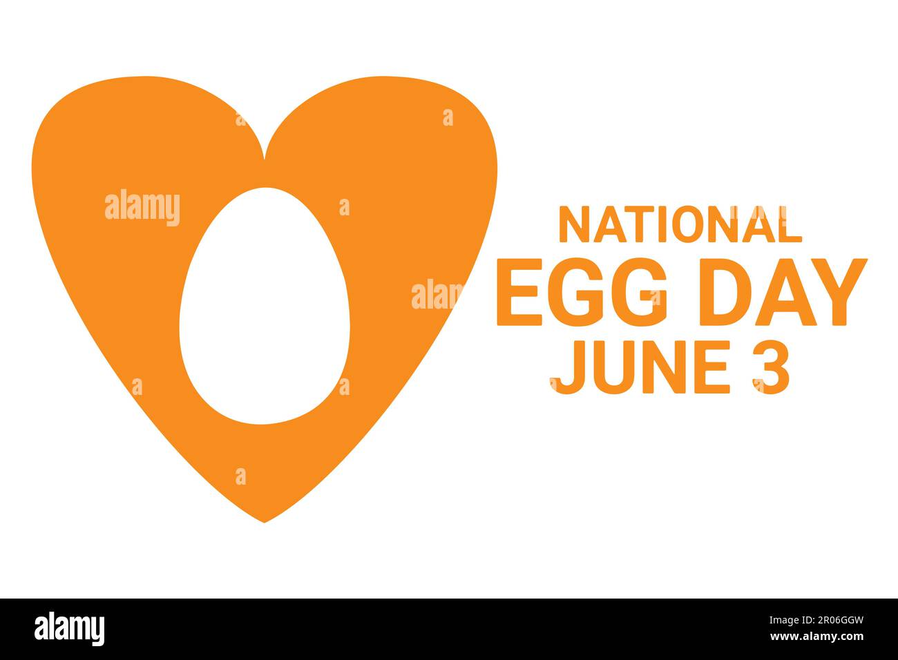 National Egg Day. June 3. Vector illustration Suitable for greeting ...