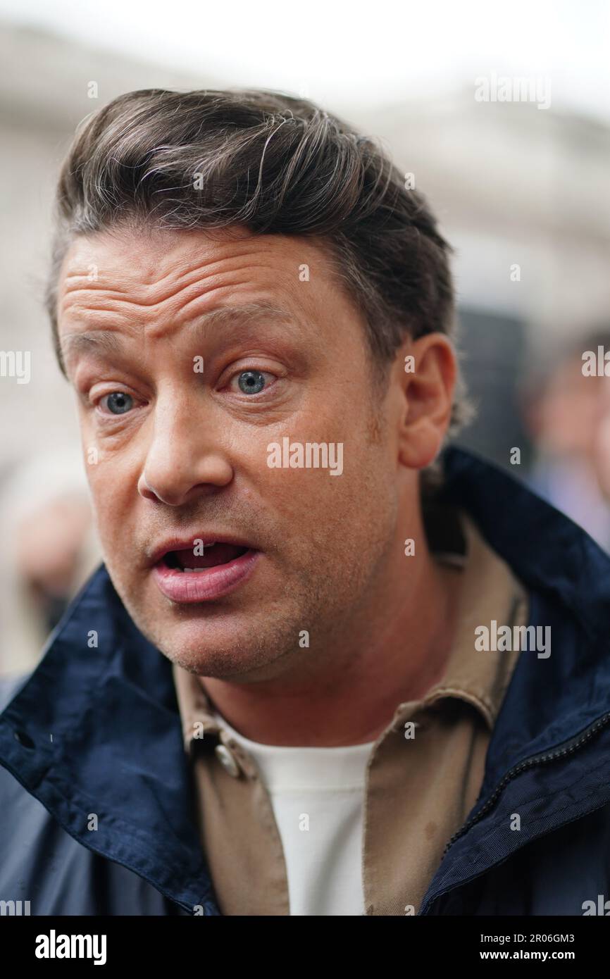 File photo dated 20/05/22 of chef Jamie Oliver takes part in the What ...