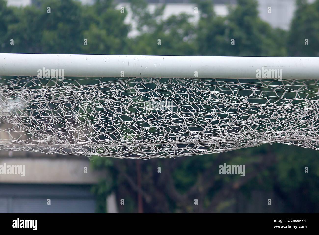 Football soccer goal posts isolated hi-res stock photography and images ...