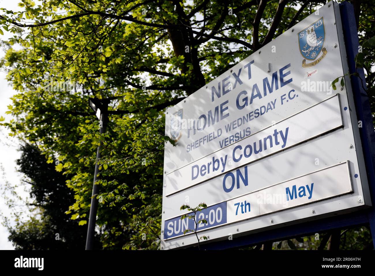 The upcoming fixtures board ahead of the Sky Bet League One match at ...