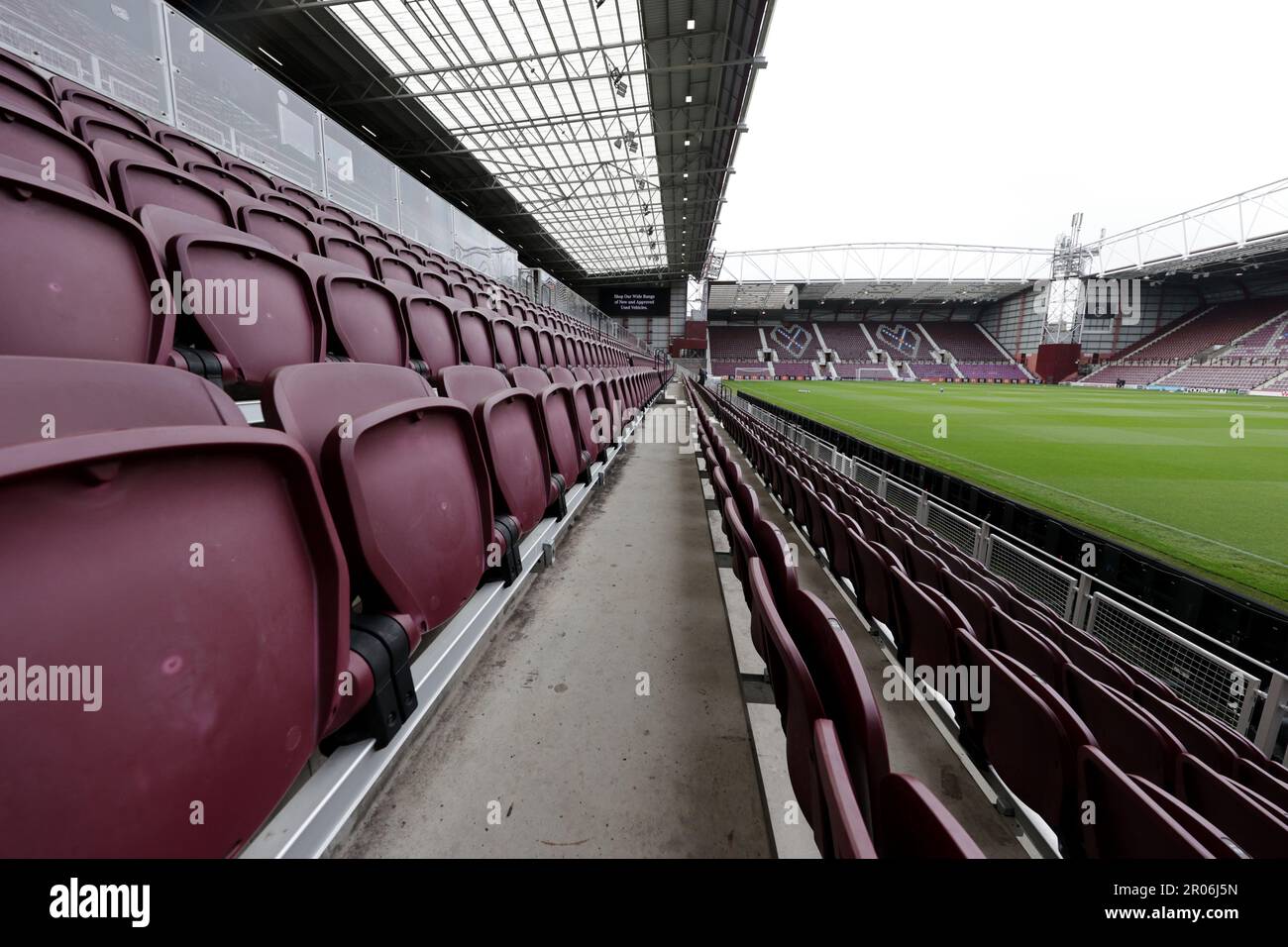 Tynecastle stadium general view hi-res stock photography and images - Alamy