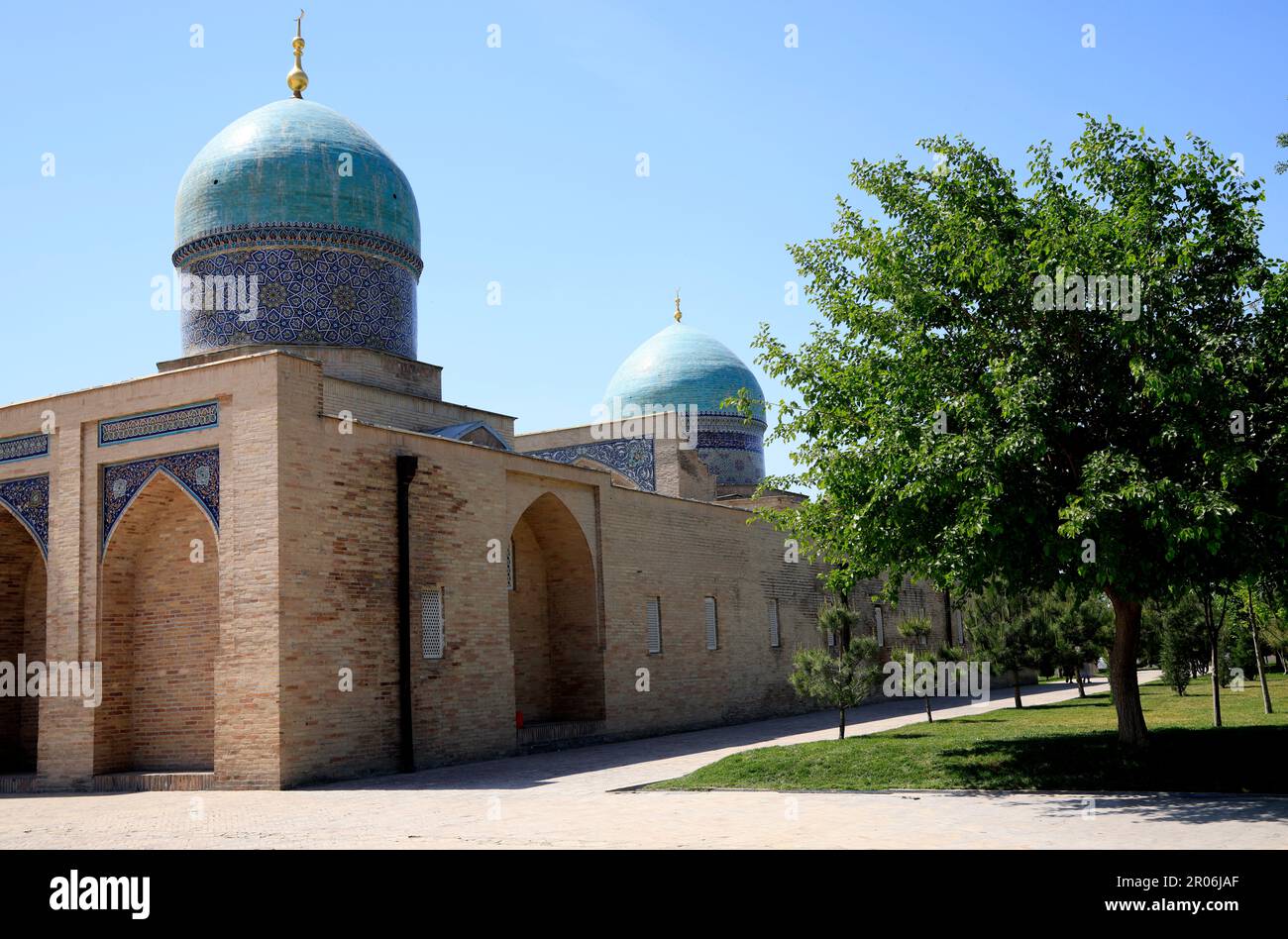 Detail view of the Khast Imam Complex in Tashkent, Uzbekistan Stock ...
