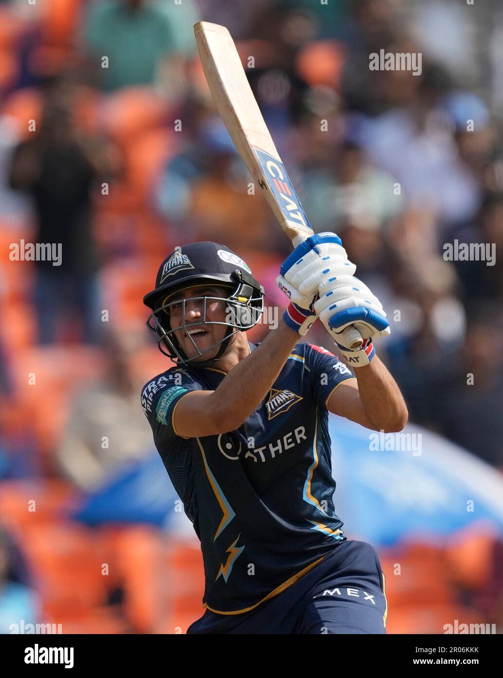 Gujarat Titans' Shubman Gill bats during the Indian Premier League ...