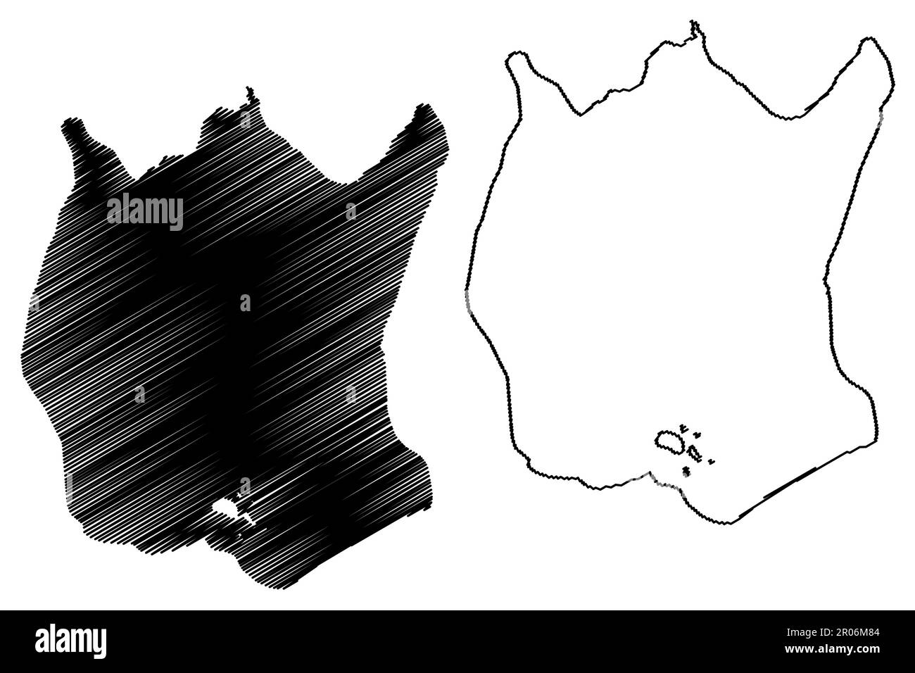 Lake Embalse de Navacerrada reservoir (Kingdom of Spain) map vector ...