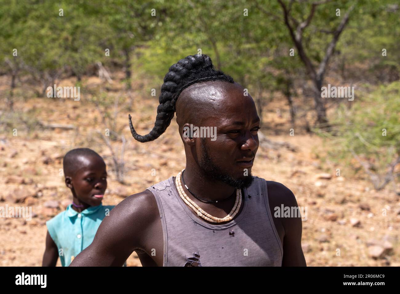 Himba hairstyle hi-res stock photography and images - Alamy