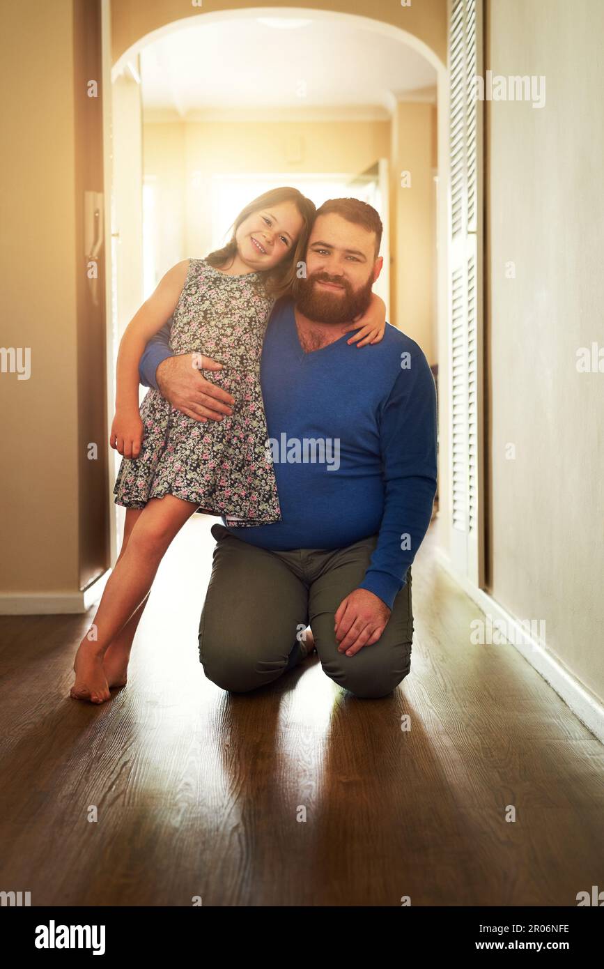 Make time to spend time. a father bonding with his daughter at home ...