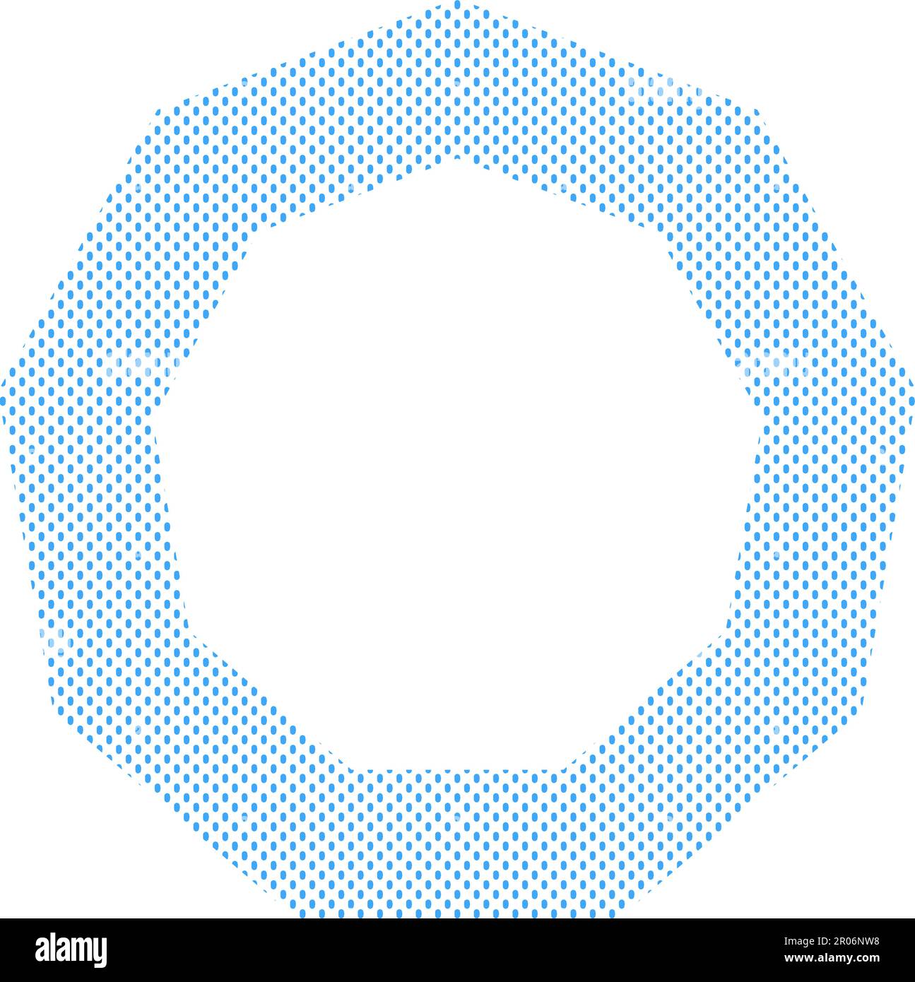Minimalistic textured polygon frame element. Editable vector template ...