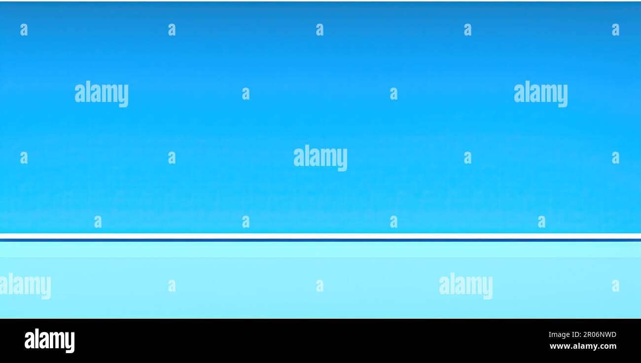 Empty blue table for product with blue wall background Stock Photo - Alamy