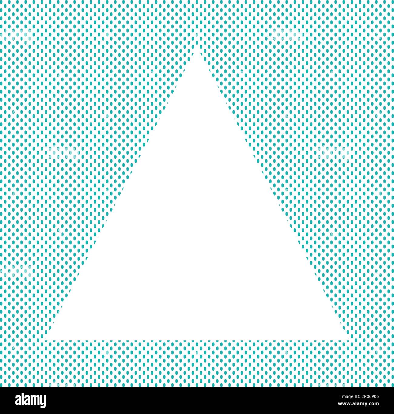 Textured frame triangle in square. Editable vector template for card ...