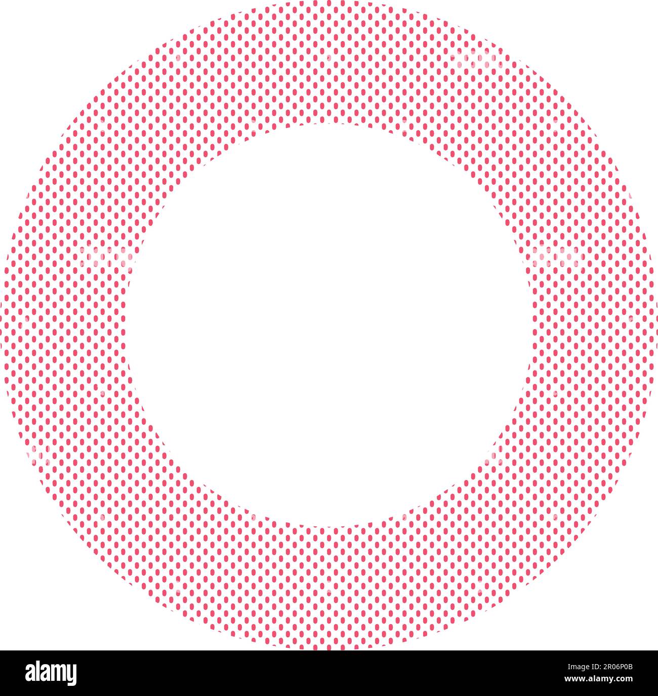Minimalistic textured frame circle element. Editable vector template ...