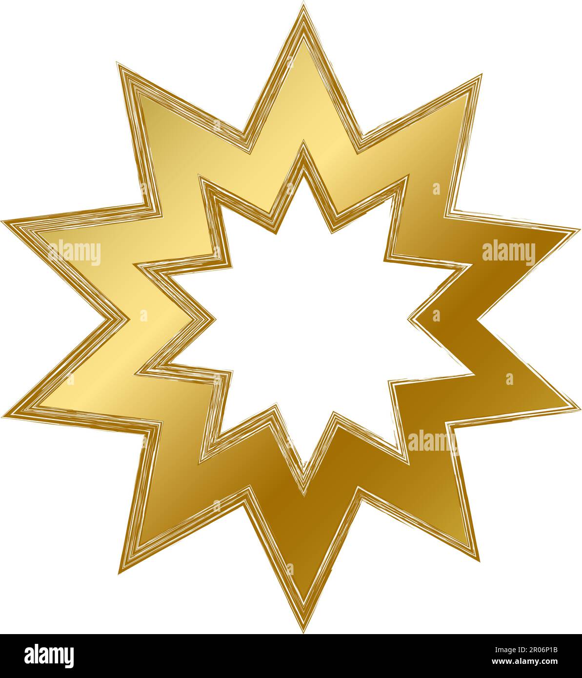 Traditional religious mystical Bahaifaith talisman amulet. Spiritual ...