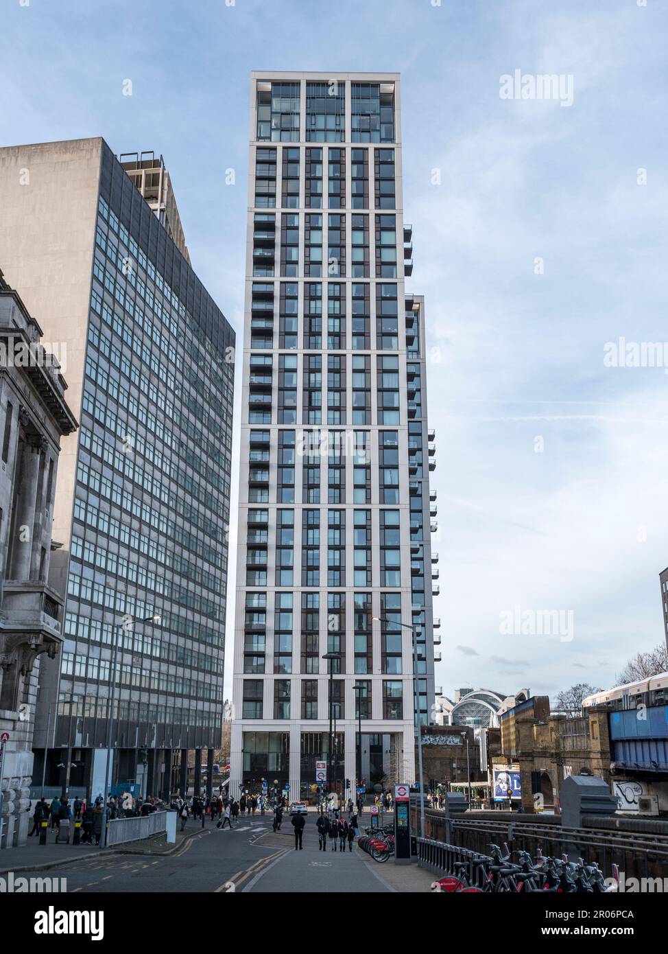One Casson Square apartment block, Southbank Place outside Waterloo ...
