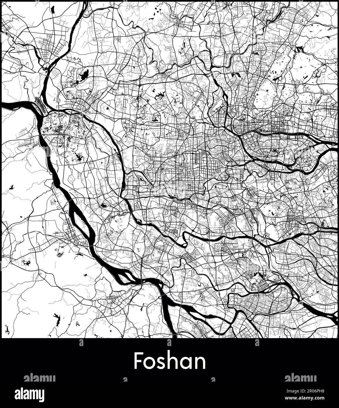 Foshan map hi-res stock photography and images - Alamy
