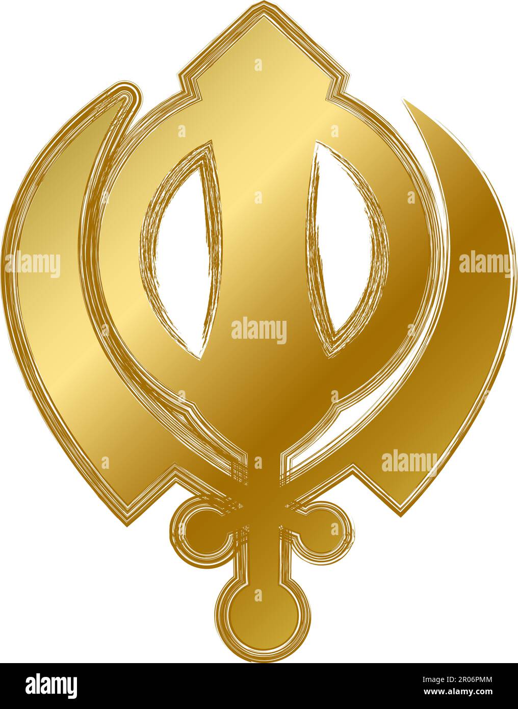 Traditional religious mystical Sikhism talisman amulet. Spiritual ...