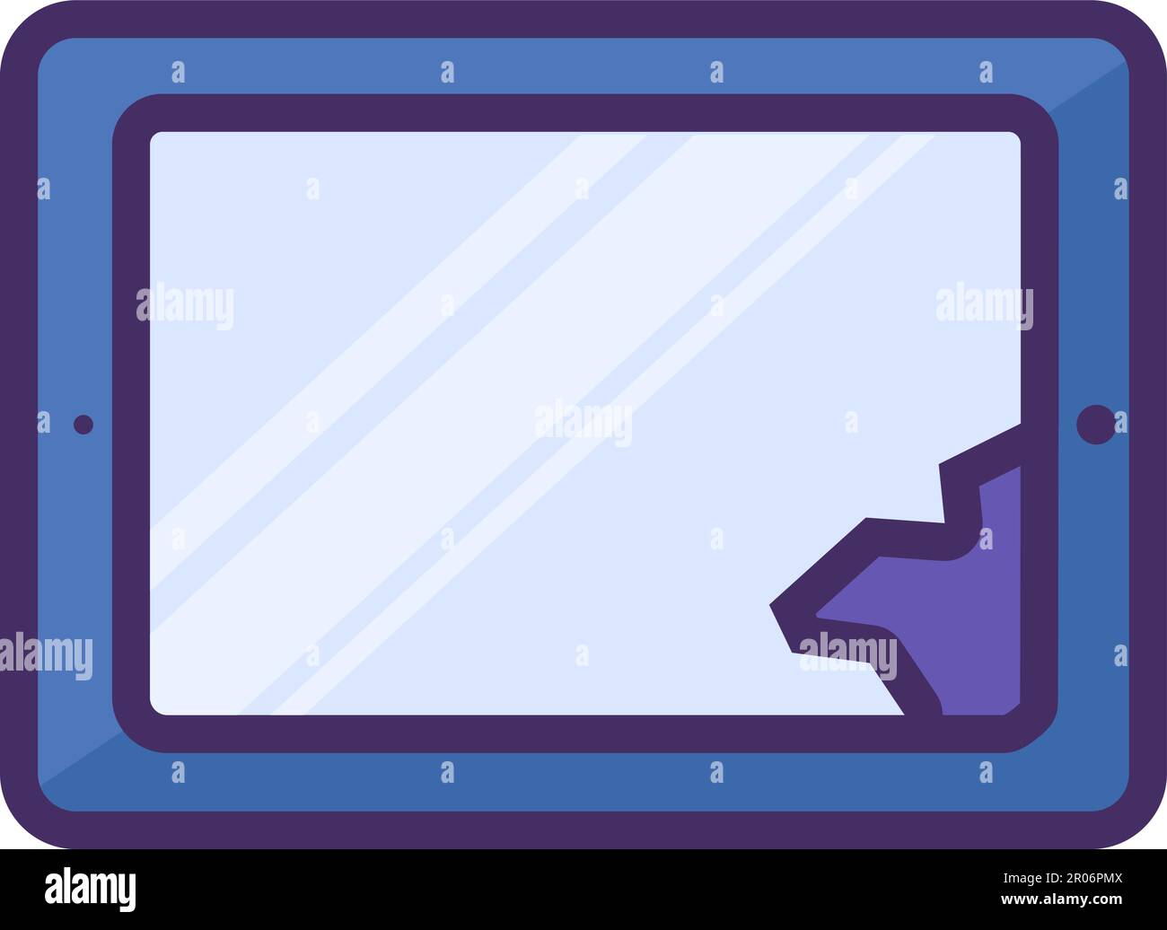 Cracked screen portable tablet. Disposal and recycling of electronic ...