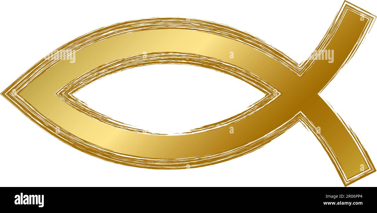 Traditional religious mystical Ichthys talisman amulet. Spiritual ...