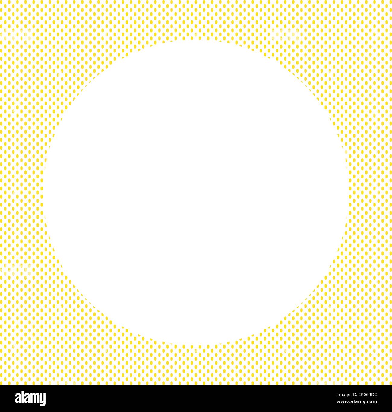 Minimalistic textured frame circle in square. Editable vector template ...