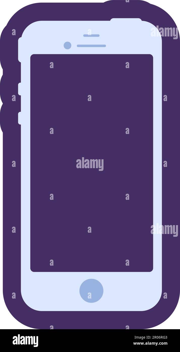 Smart phone dump not trash Stock Vector Images - Alamy