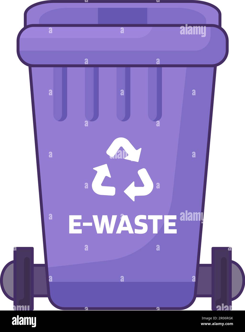 Closed transportable container with lid for storing, recycling and sorting used household ...