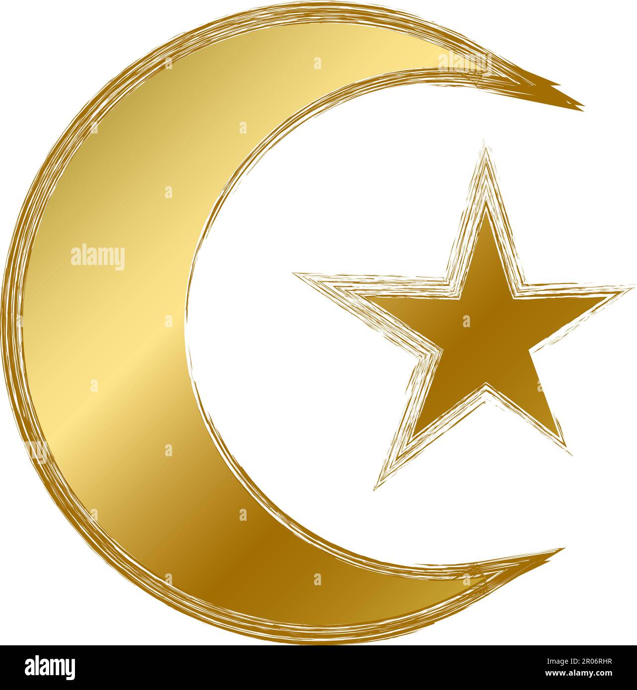 Traditional religious mystical Islam talisman amulet. Spiritual symbol ...