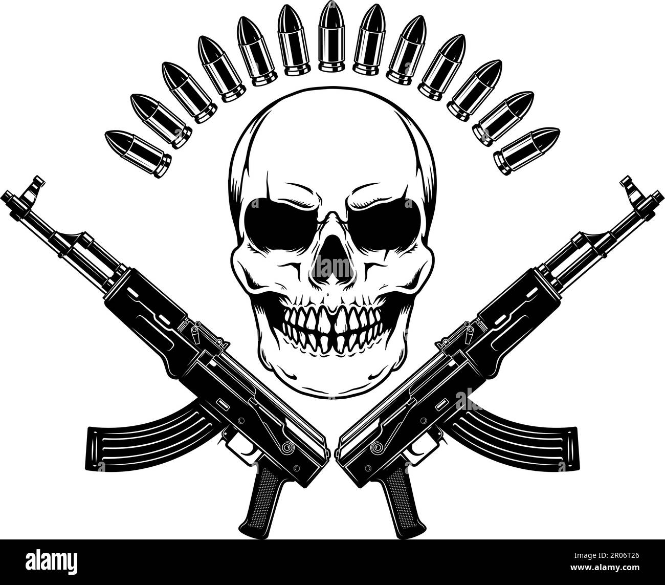 Skull And Crossed Rifles