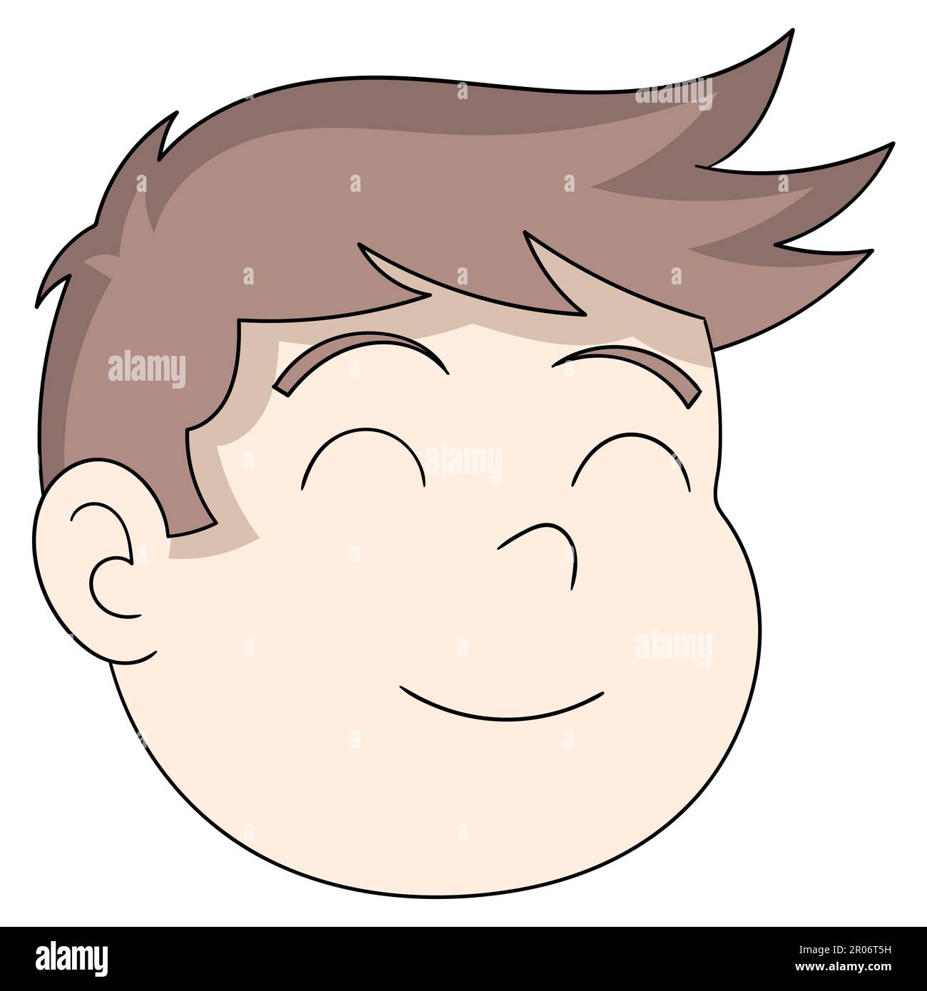 Friendly boy logo hi-res stock photography and images - Alamy