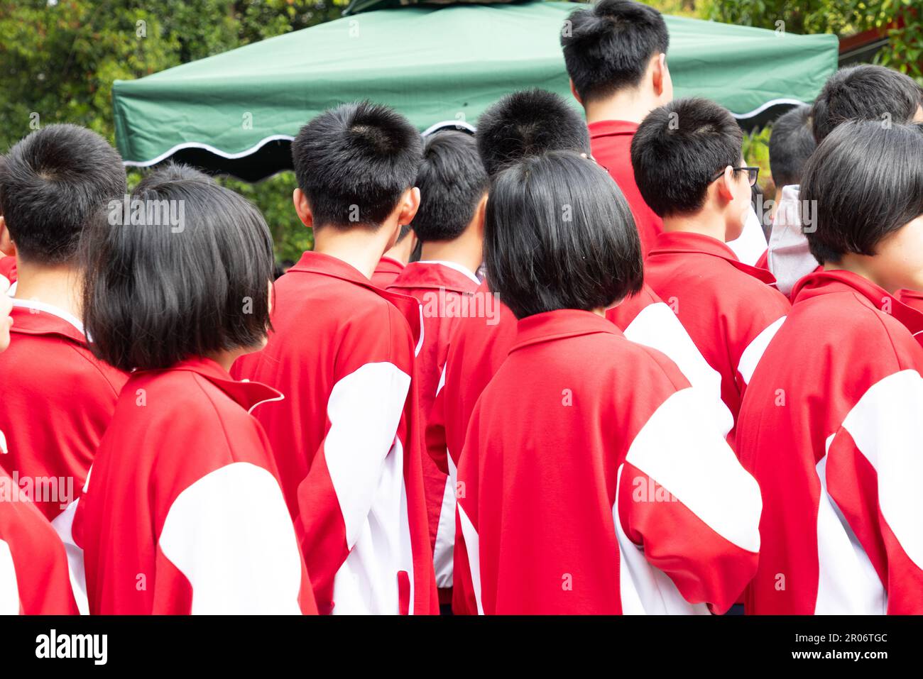 High School Chinese Student Uniform