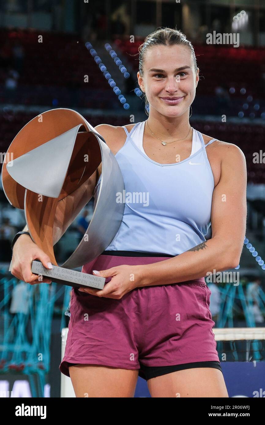 Aryna sabalenka trophy hi-res stock photography and images - Alamy
