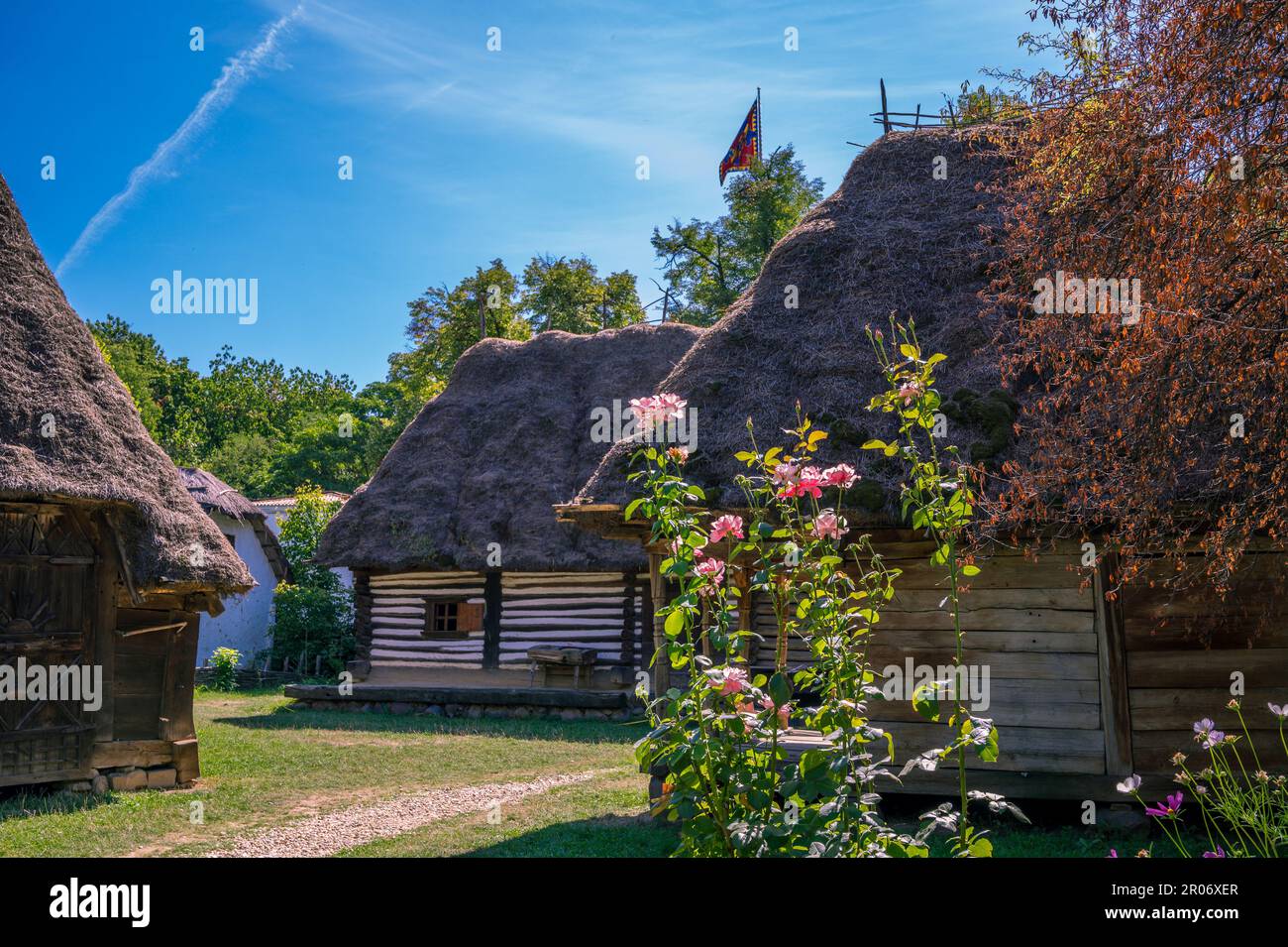 BUCHAREST, ROMANIA - Dimitrie Gusti National Village Museum, located in ...