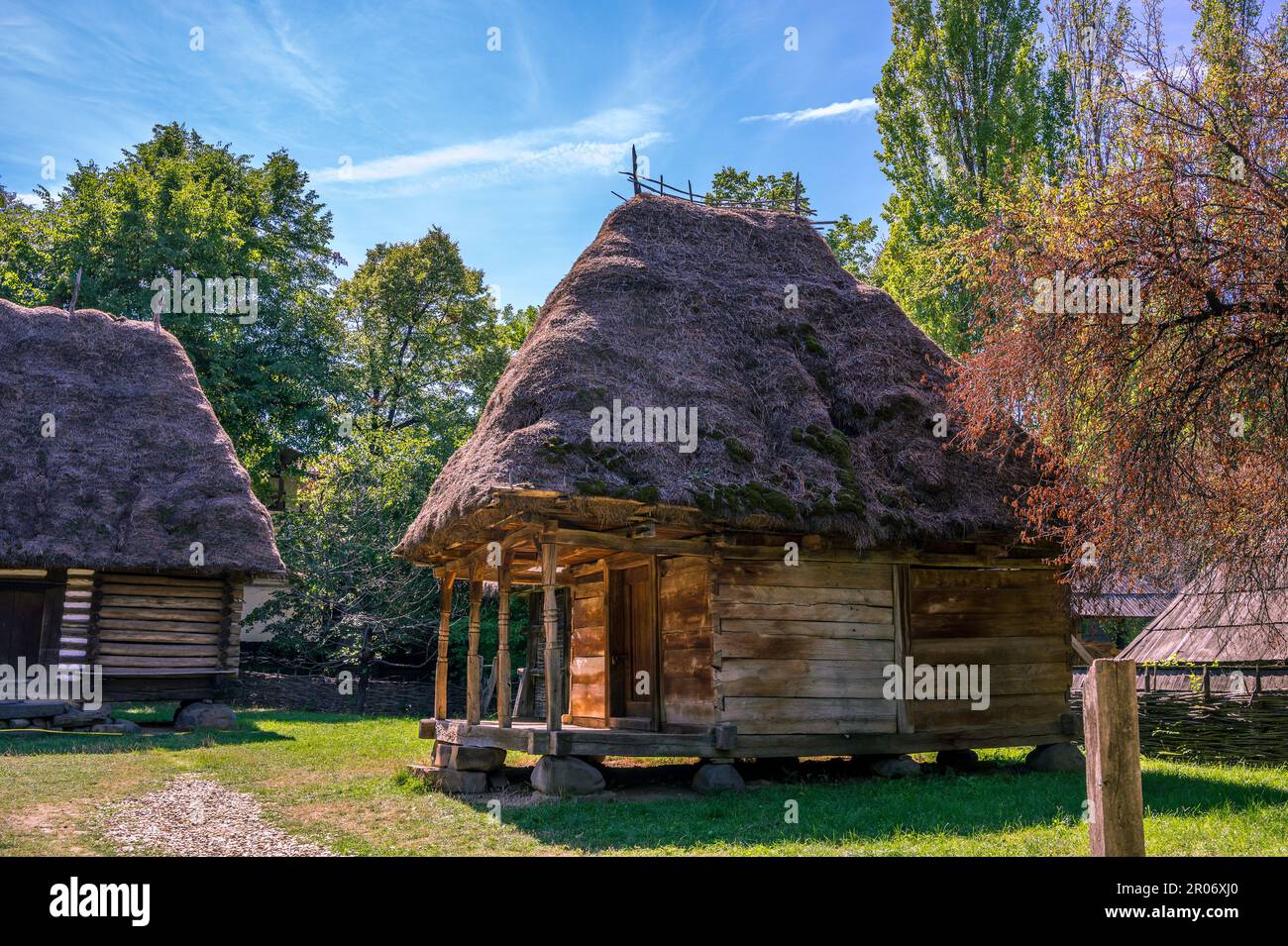 BUCHAREST, ROMANIA - Dimitrie Gusti National Village Museum, located in ...