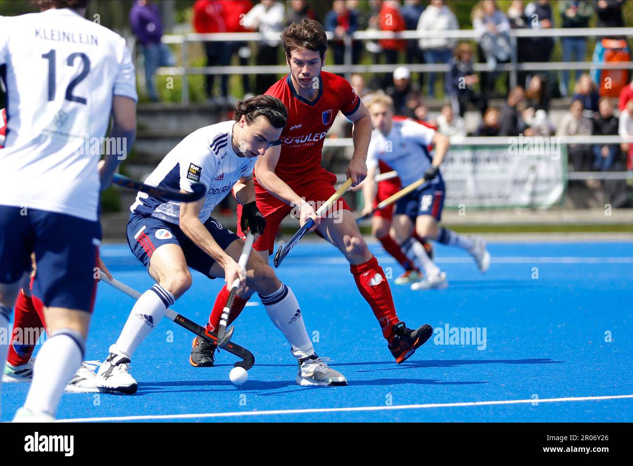 Berlin, Germany. 07th May, 2023. Teo Hinrichs from Mannheimer HC ...