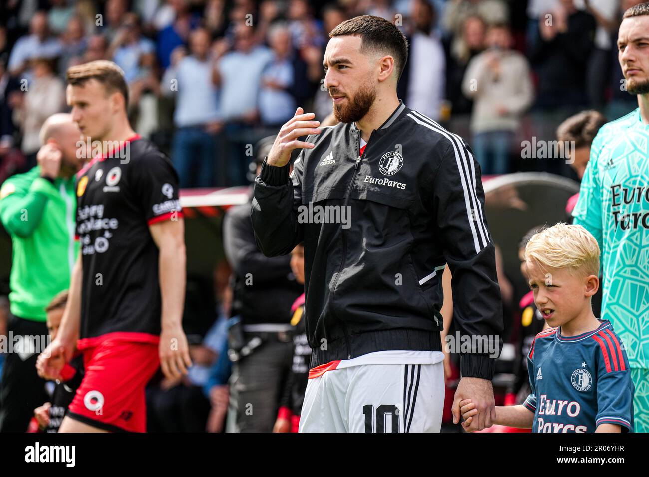Rotterdam, Netherlands. 07th May, 2023. Rotterdam - Orkun Kokcu of Feyenoord during the match ...