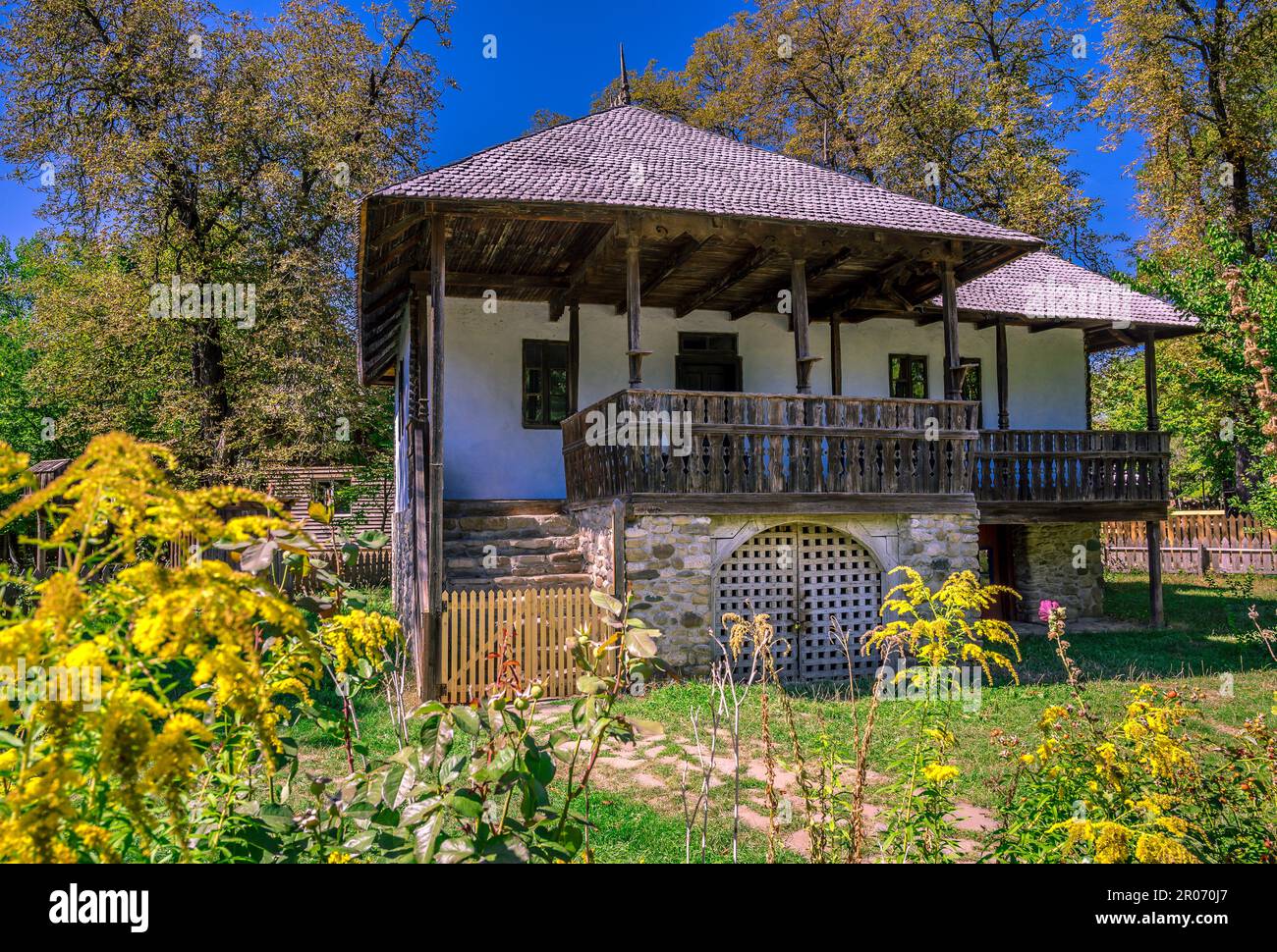 BUCHAREST, ROMANIA - Dimitrie Gusti National Village Museum ...