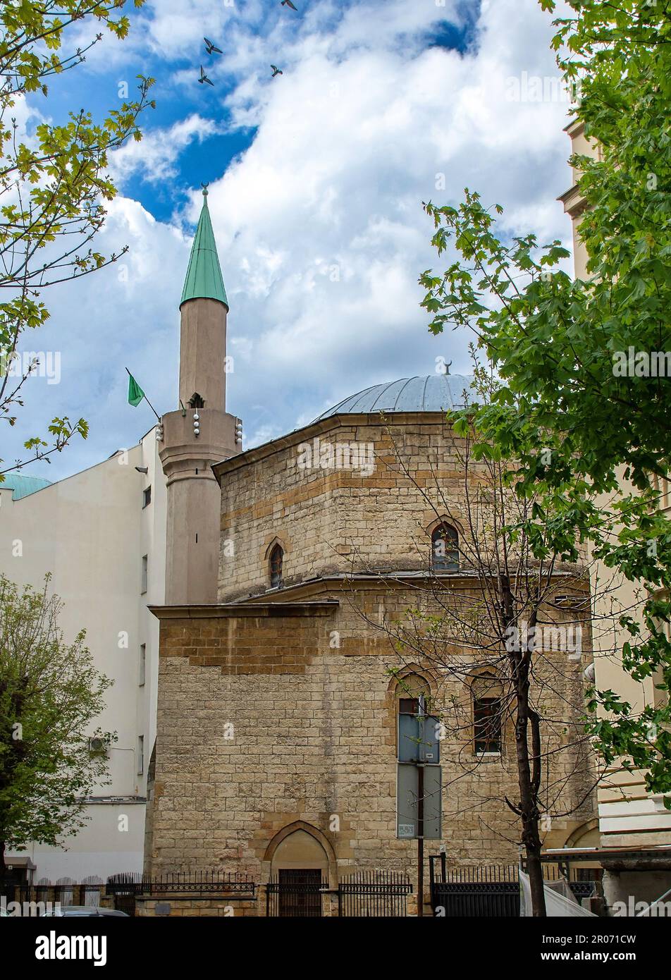 The Bajrakli Mosque is small mosque in Belgrade the capital of Serbia ...