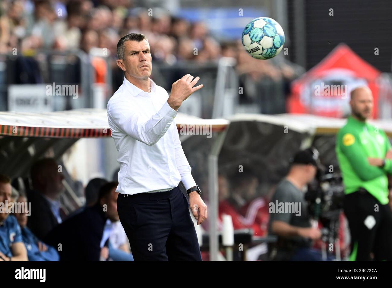 ROTTERDAM - Excelsior coach Marinus Dijkhuizen during the Dutch ...