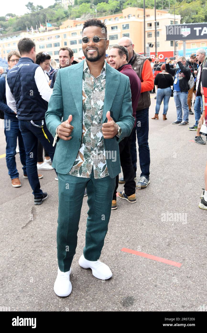 MONACO, MAY 06: Patrice Évra, attend the 2023 Monaco E-Prix - Formule E ...