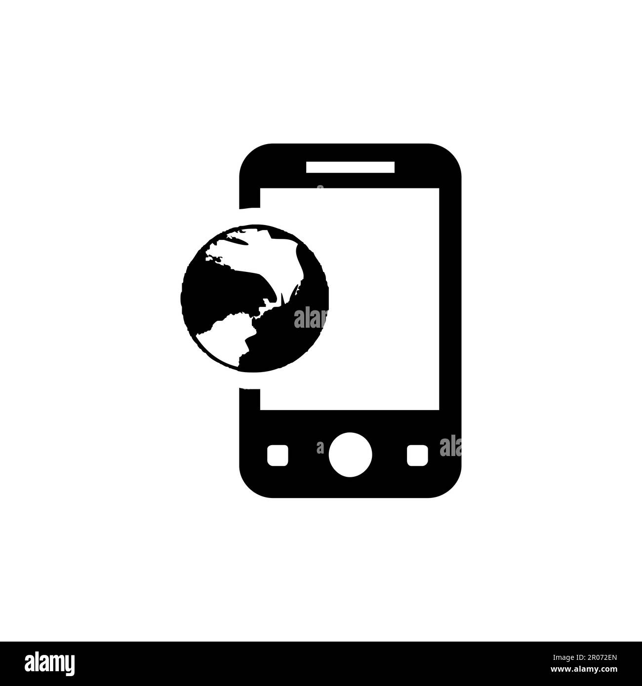 Phone icon vector. Set of flat Phone and mobile phone symbol collection ...