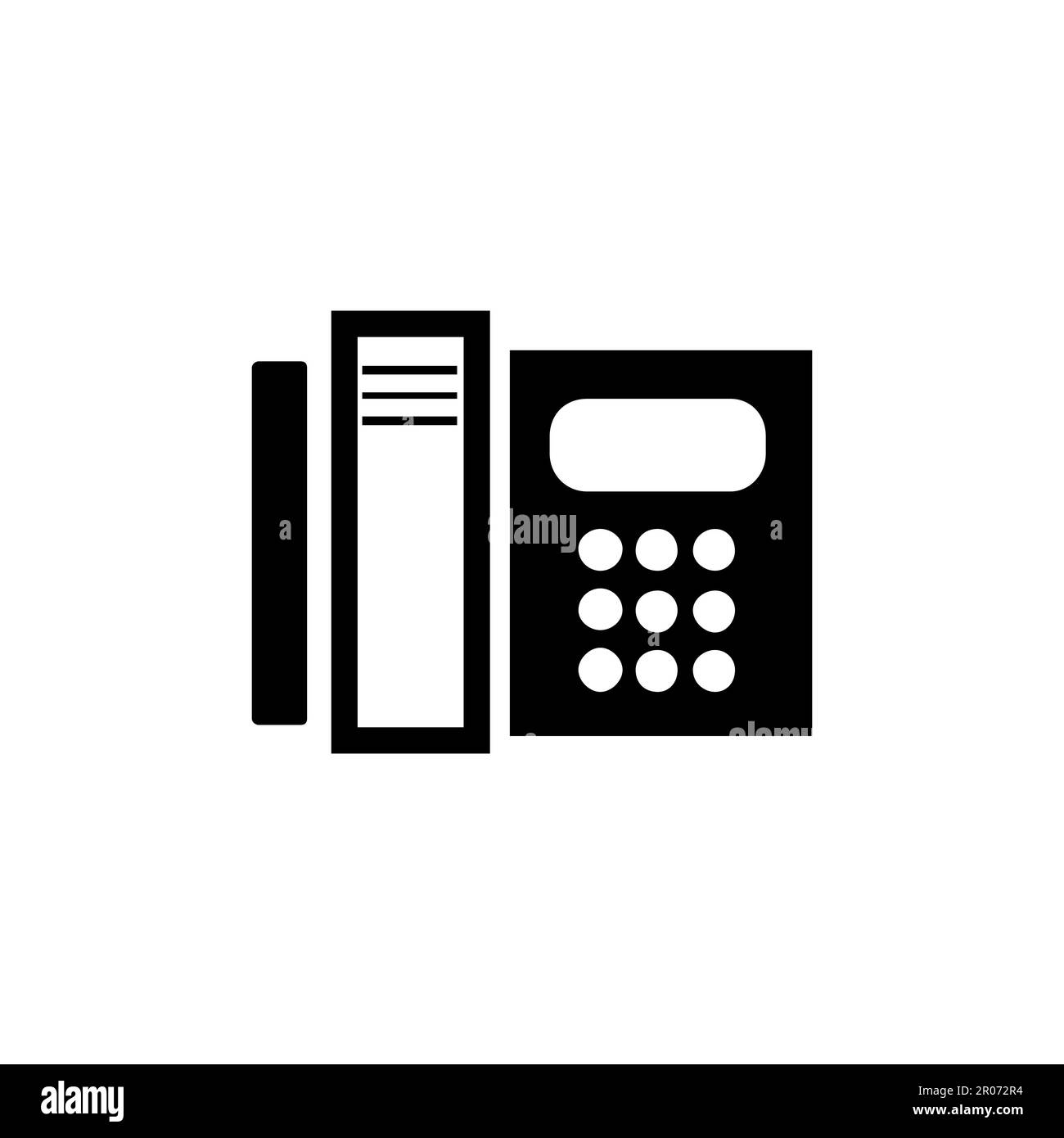 Phone icon vector. Set of flat Phone and mobile phone symbol collection ...